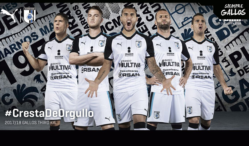 Tercer uniforme Puma de Queretaro 2017-18 - Todo Sobre Camisetas