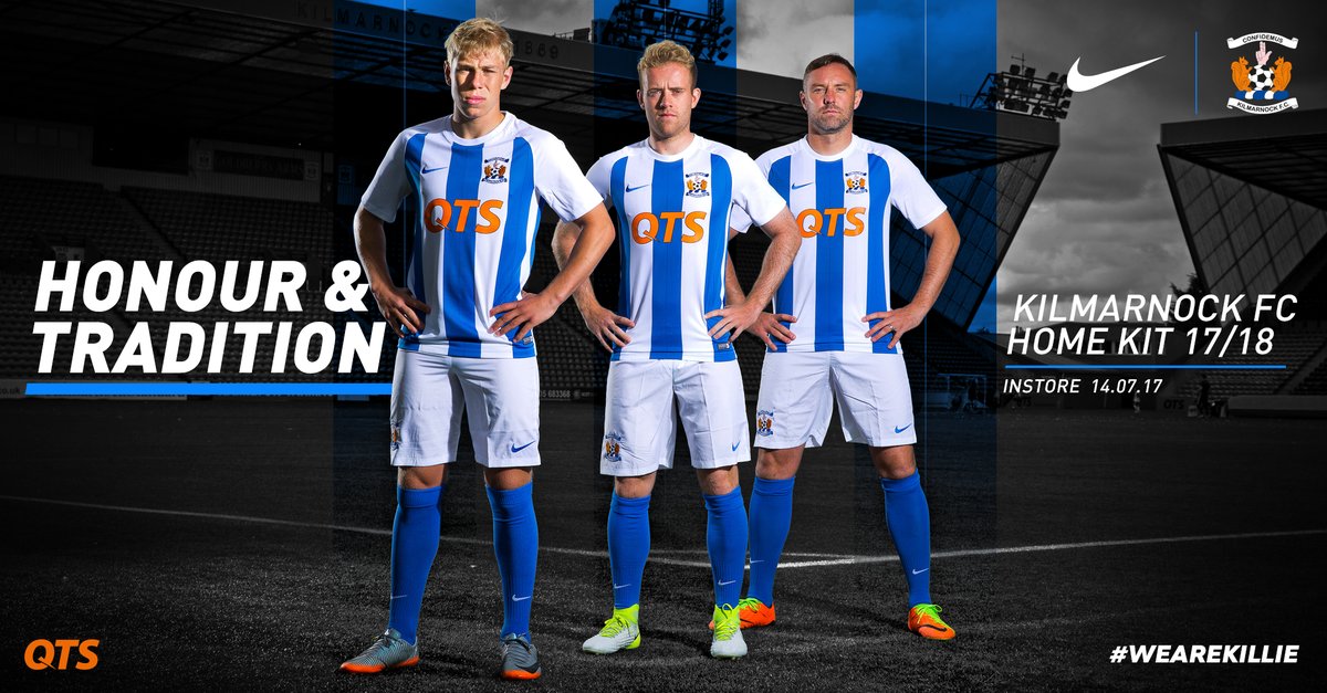 Kilmarnock FC Nike 2017-18 Home Kit - Todo Sobre Camisetas