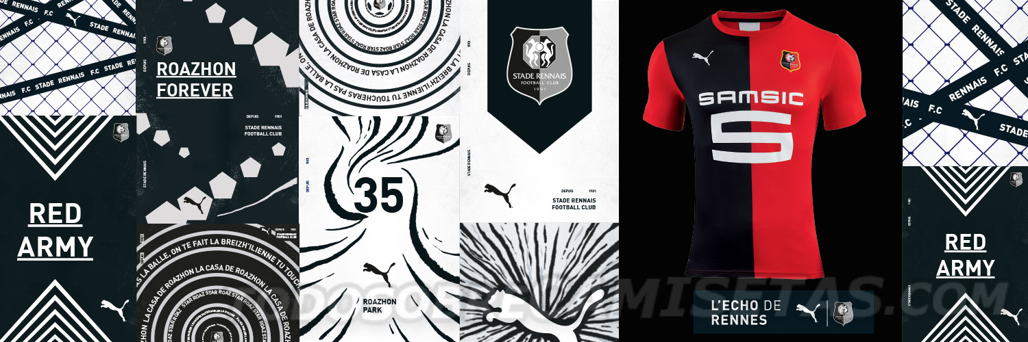 Stade Rennais Puma Home Kit 2019-20 - Todo Sobre Camisetas